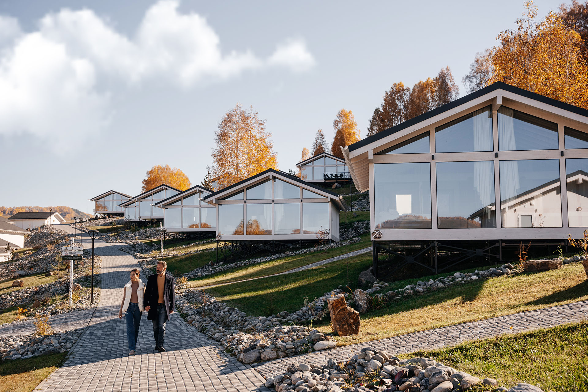 Вилла для отдыха с бассейном | Курорт Altai Palace